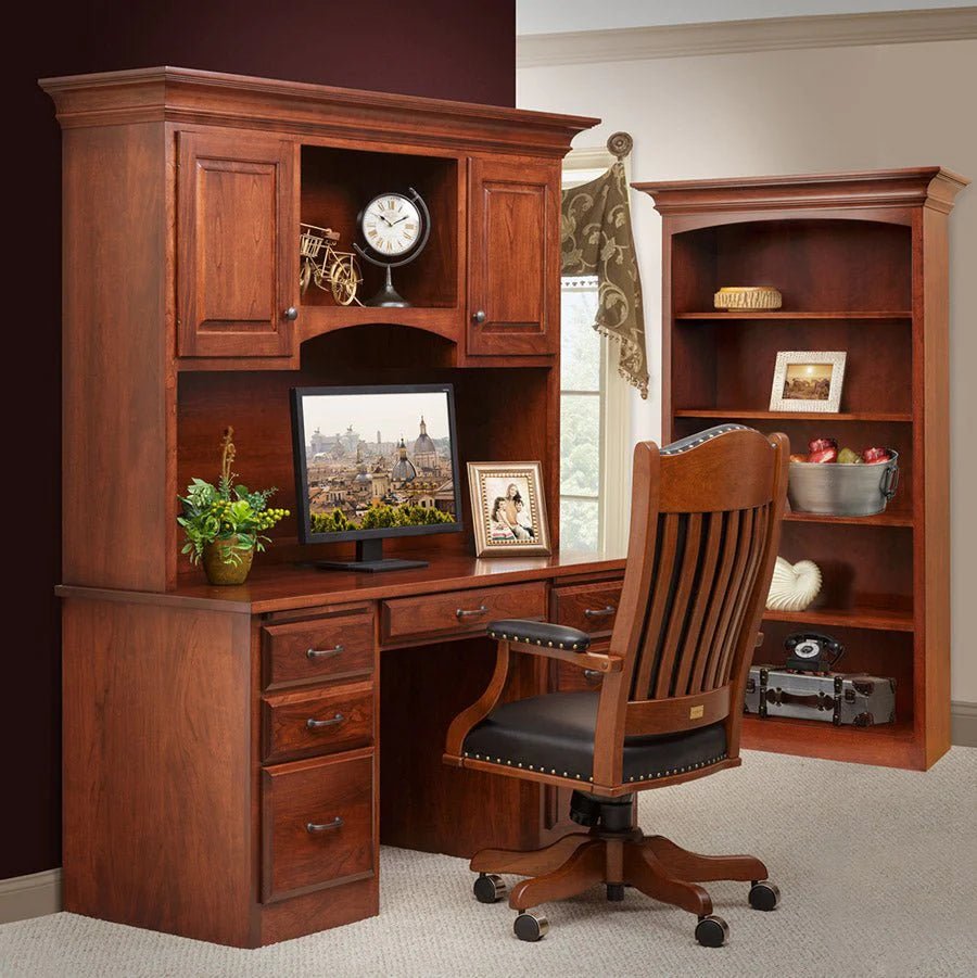 Shop Amish Solid Wood Hutch Desk | snyders.furniture