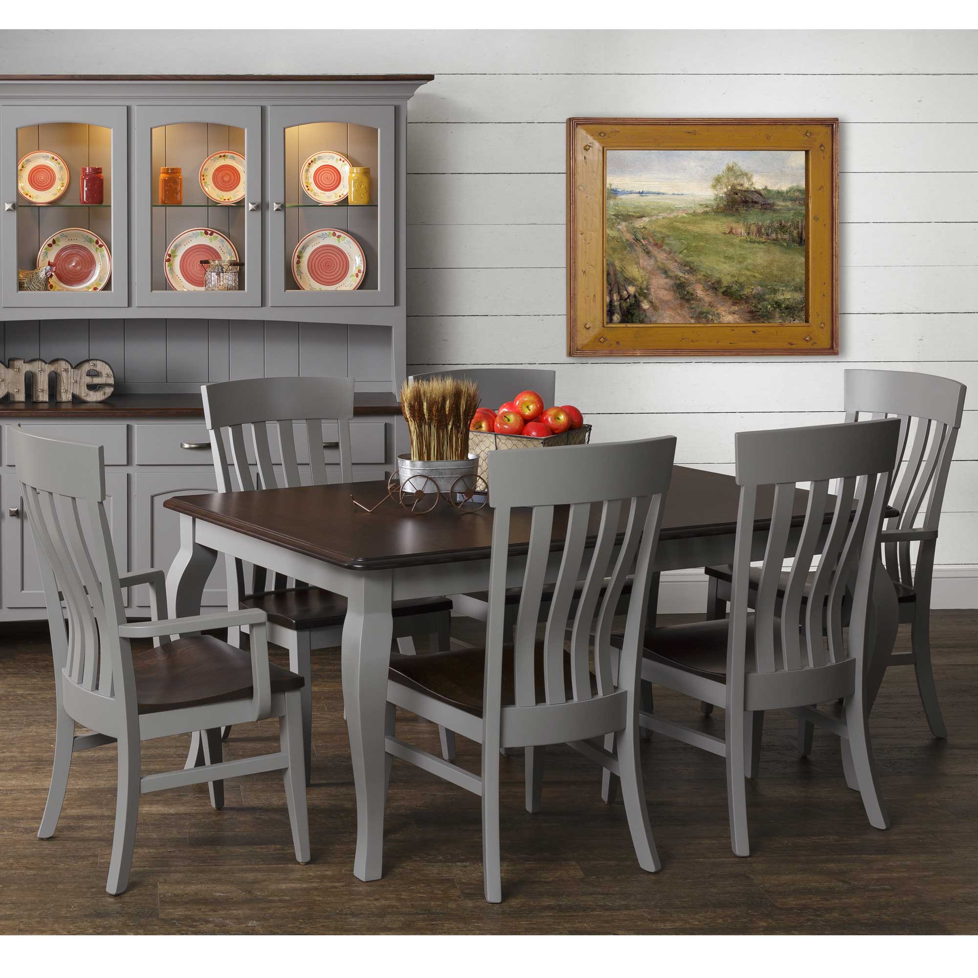 Amish Vintage Expandable Leg Dining Table